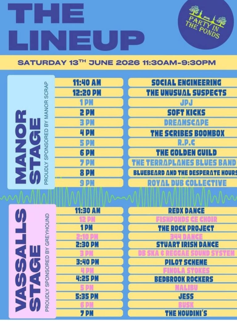 Get ready to Party in the Ponds! - Fishponds Voice